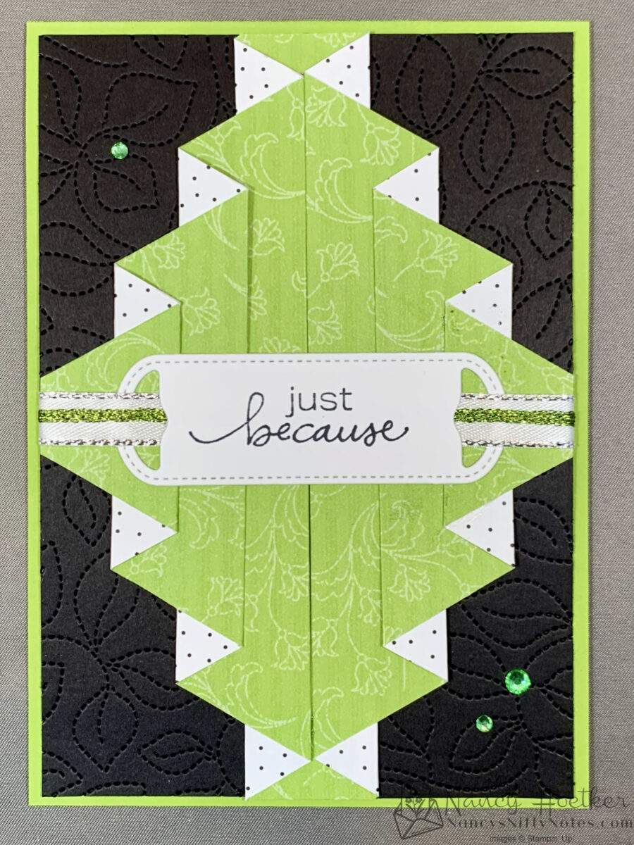 Double Curtain Fold Card Instructions - Nancy's Nifty Notes